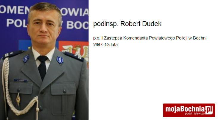 Robert Dudek wiceszefem policji w Bochni – mojabochnia.pl – portal ...